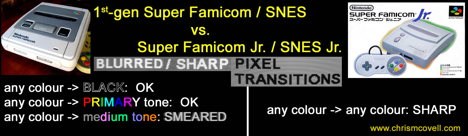 Super Famicom / SNES Model 1 Blurry RGB